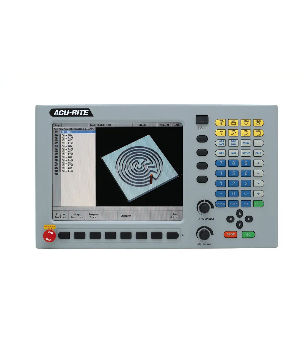 JTM-1050EVS2/230 Mill With 3-Axis Acu-Rite MilPwr G2 CNC Controller ...