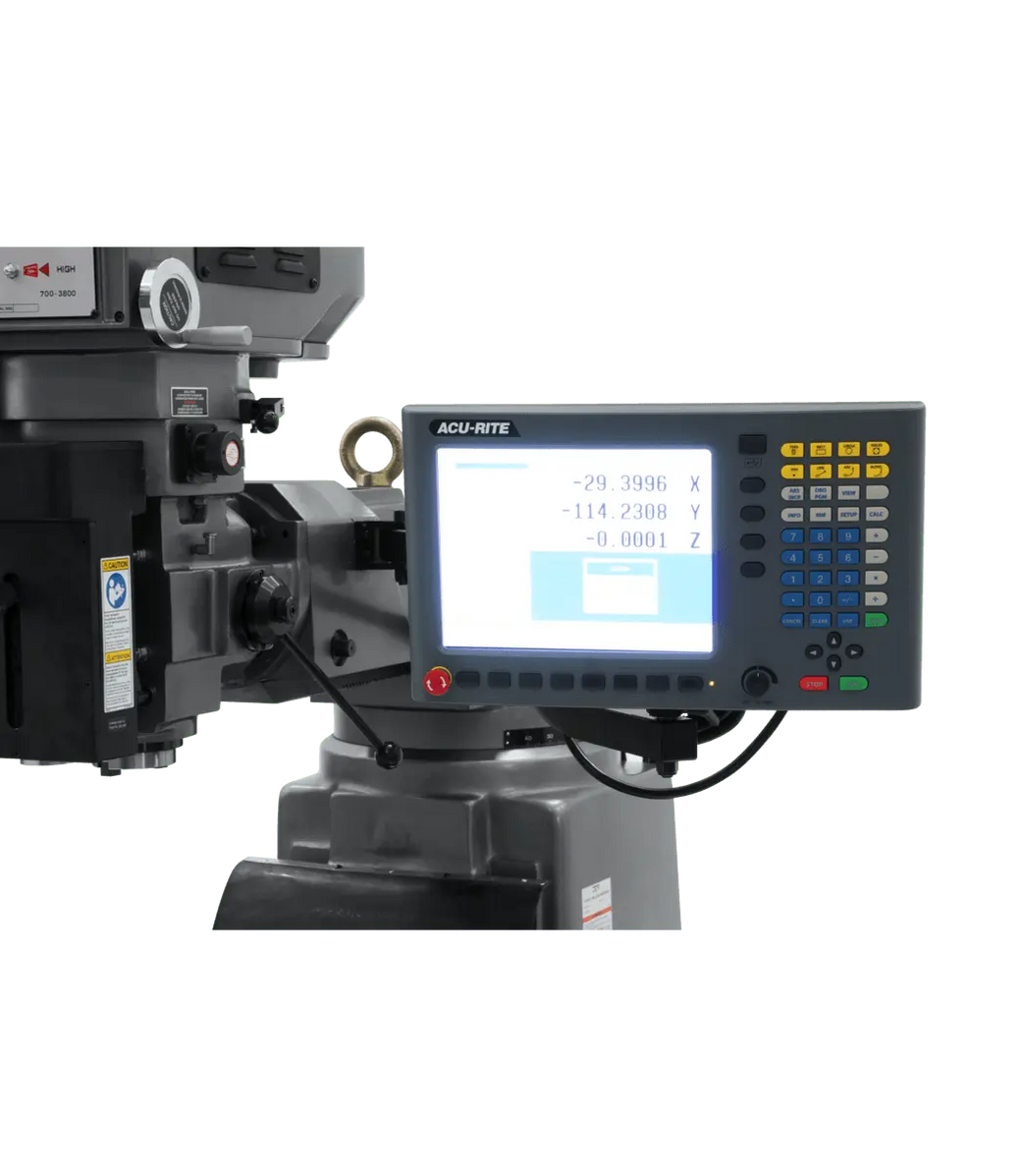 JTM-1050EVS2/230 Mill With 3-Axis Acu-Rite MilPwr G2 CNC Controller ...